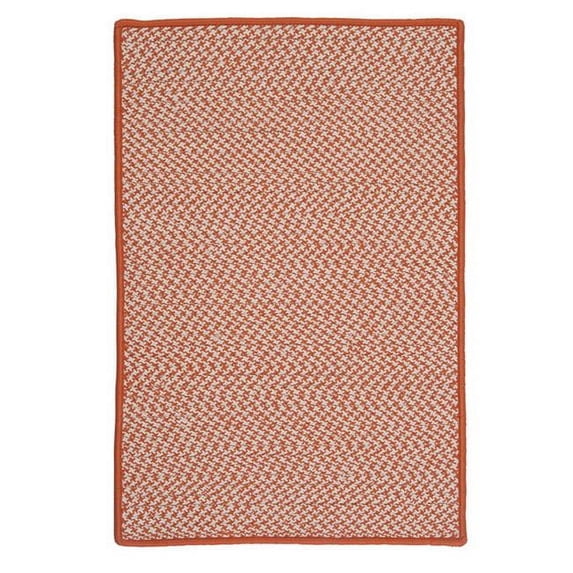 Outdoor Houndstooth Tweed - Orange 10'x13' - Walmart.com