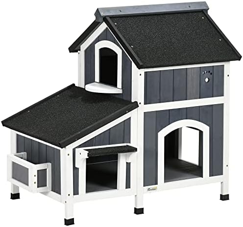 Outdoor House with Weather-Resistant Roof & Garden Bed, Outdoor Shelter ...