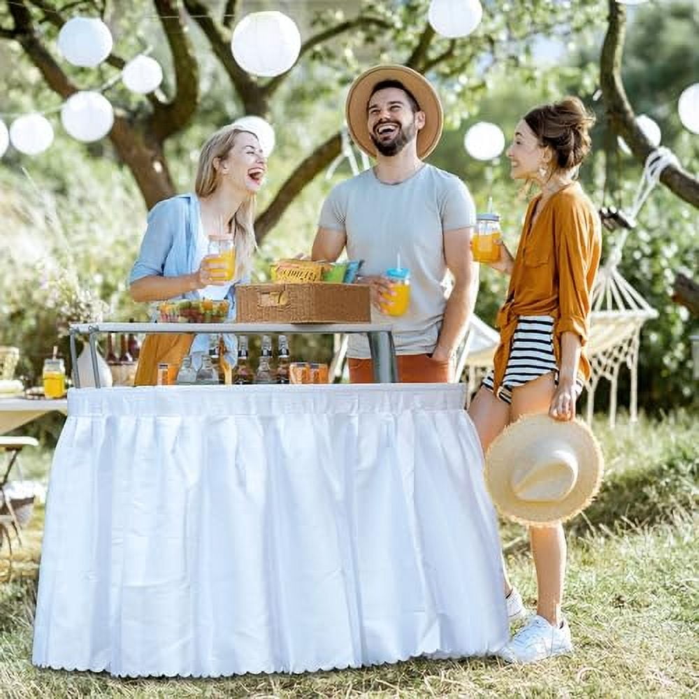 Outdoor Ice Cooler Folding Table, Portable Cooler Table with Removable ...