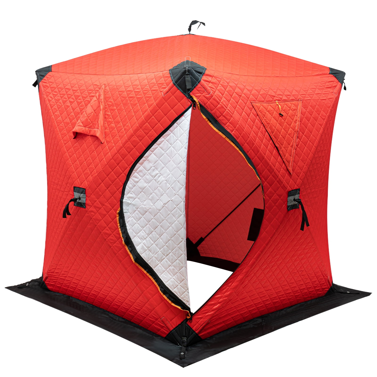 Outdoor Ice Fishing Tent ,Portable Insulated Pop Up Thermal Ice Fishing ...