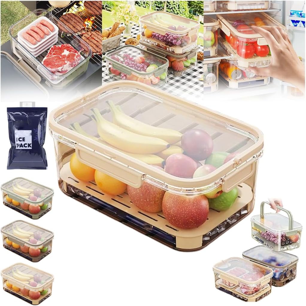 Outdoor Ice Preservation Box, Kitchen Refrigerator Storage Box, Snack ...