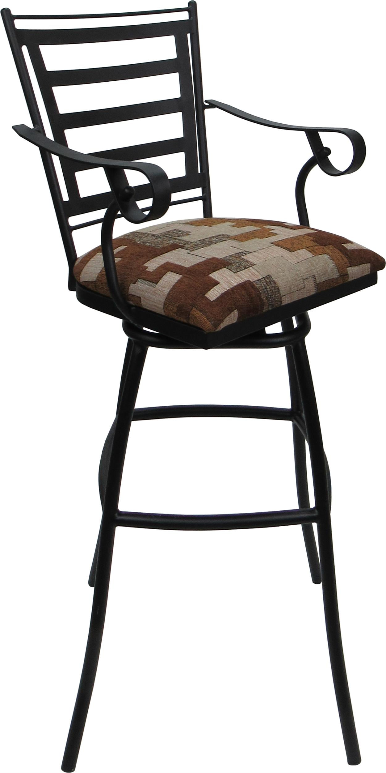 Outdoor Indoor Bar Stool 30" Seat - Jenna with Arms Craftsman ...