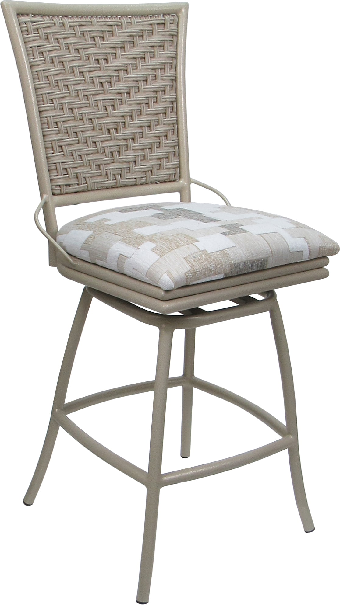 Outdoor Indoor Counter Bar Stool 26" Erin NO Arms - Craftsman White ...
