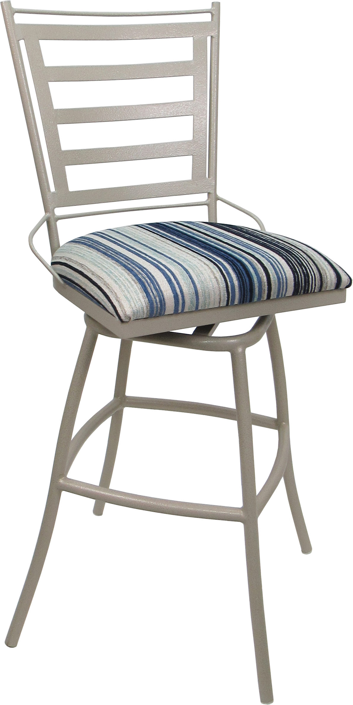 Outdoor Indoor Counter Bar Stool 26" Jenna NO Arms - Driftwood Blue ...