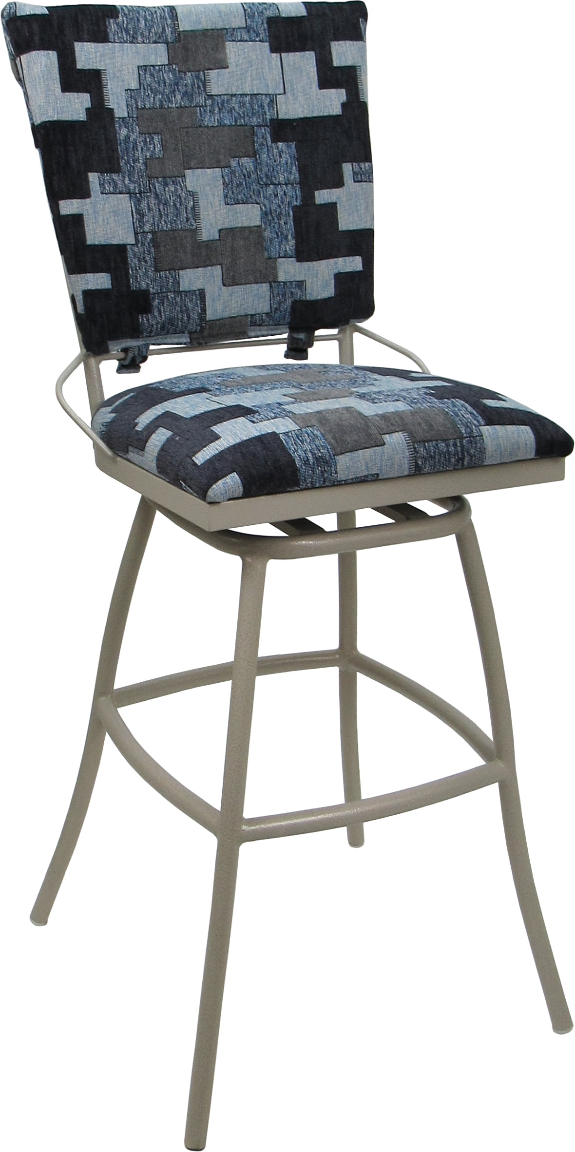 Outdoor Indoor Counter Bar Stool 26" - Jenna PB Armless - Flint Fabric ...