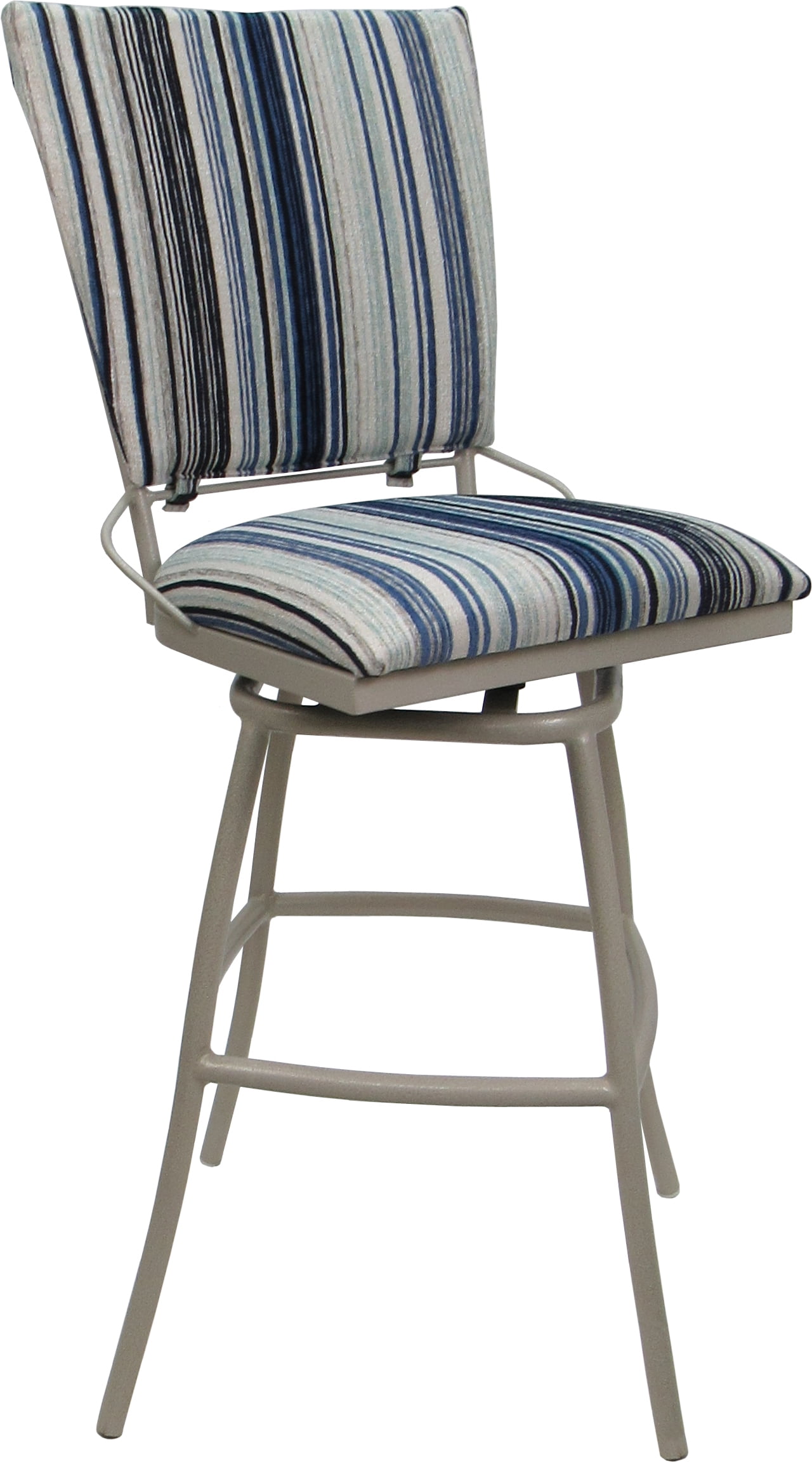 Outdoor Indoor Counter Bar Stool 26" Jenna PB NO Arms - Driftwood Blue ...