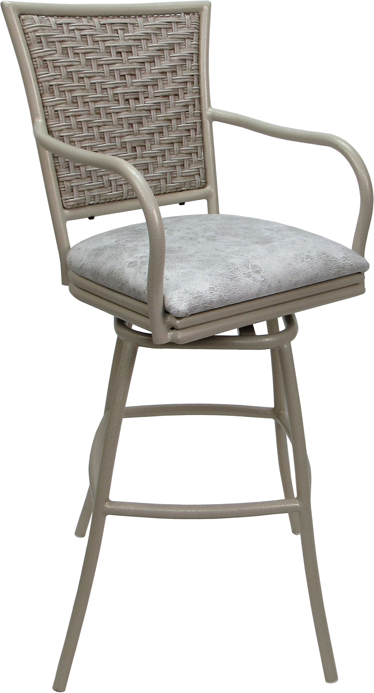 Outdoor Indoor Counter Stool 26" Seat - Erin - Ultra Hide Vinyl Stone ...