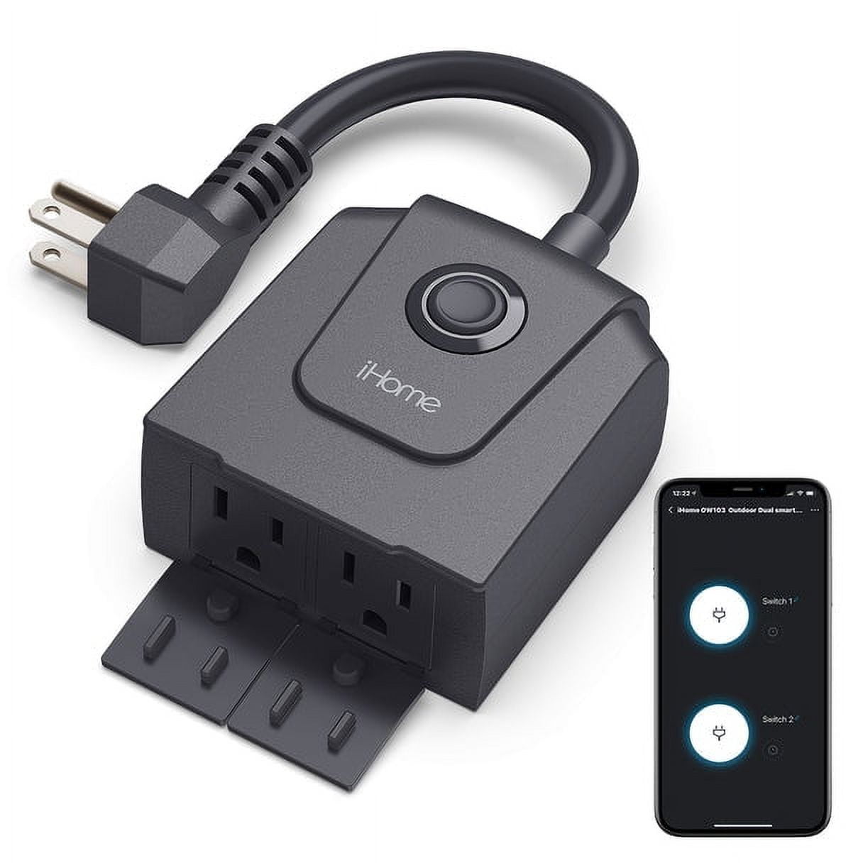 Outdoor + Indoor Dual Smart Plug - Walmart.com