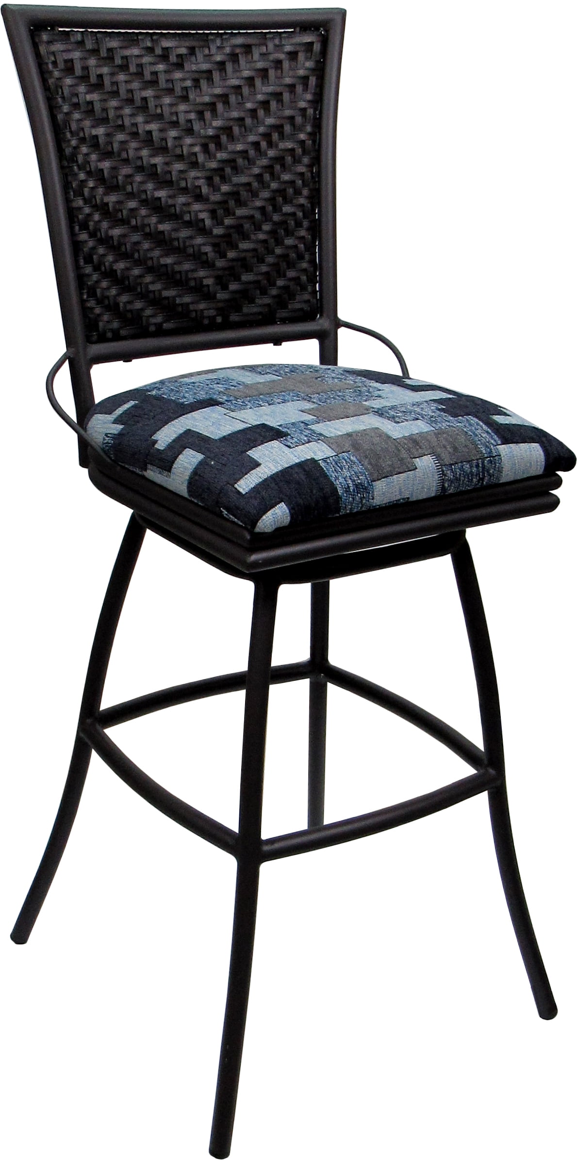 Outdoor Indoor Extra Tall Stool - Erin Armless - Craftsman Flint Fabric ...