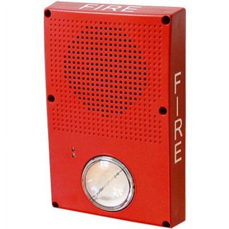 Outdoor/Indoor Horn Strobe, Red, High Candela Red - Walmart.com