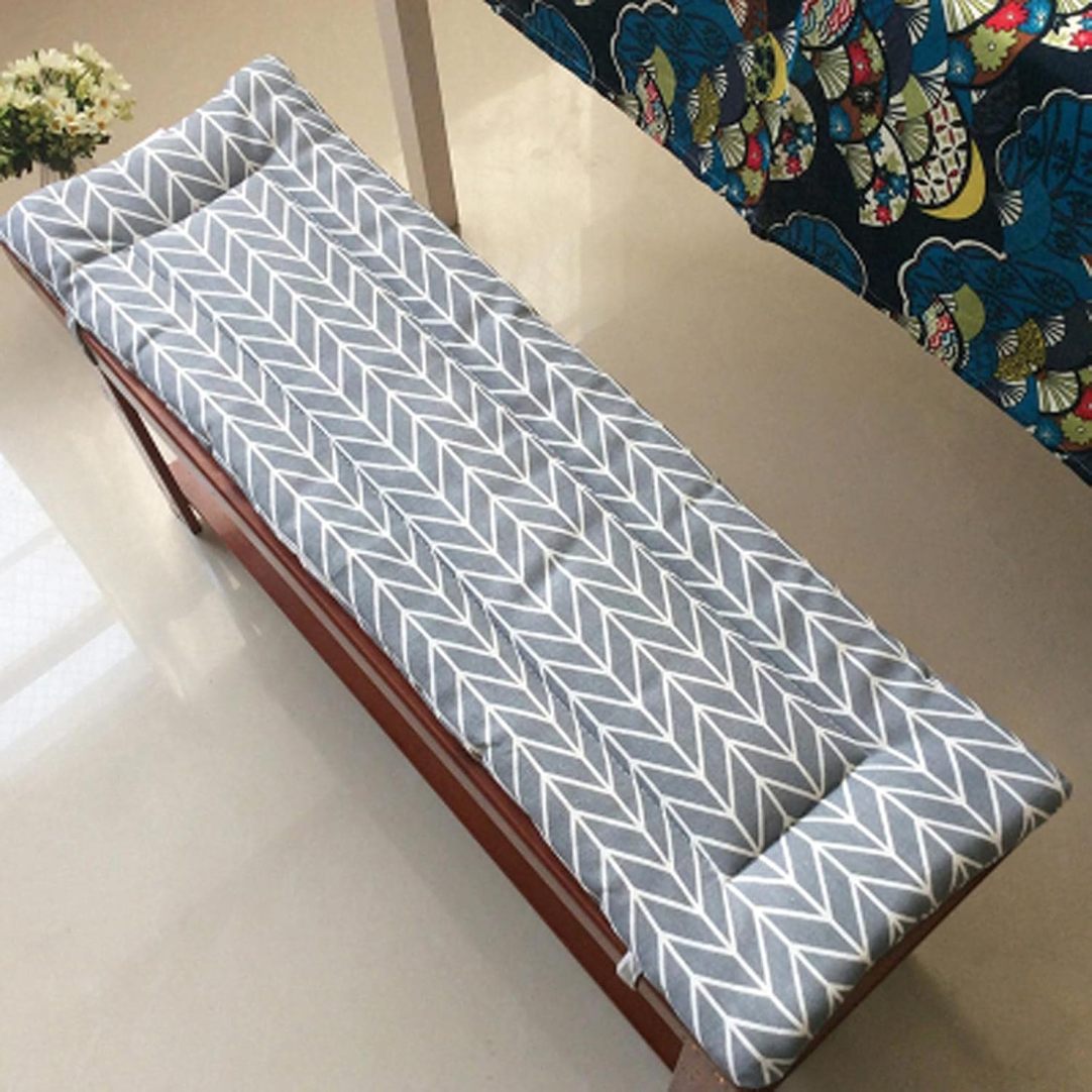 Outdoor Indoor Long Rectangle Bench Cushion, 35x11inch Non-Slip Soft ...