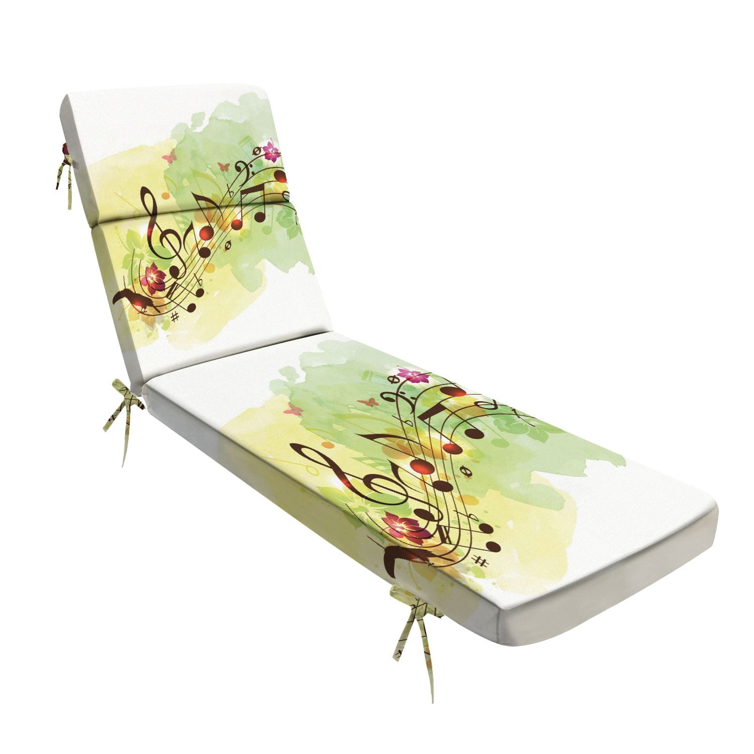 Outdoor Indoor Lounge Patio Cushion Abstract music notes Water ...