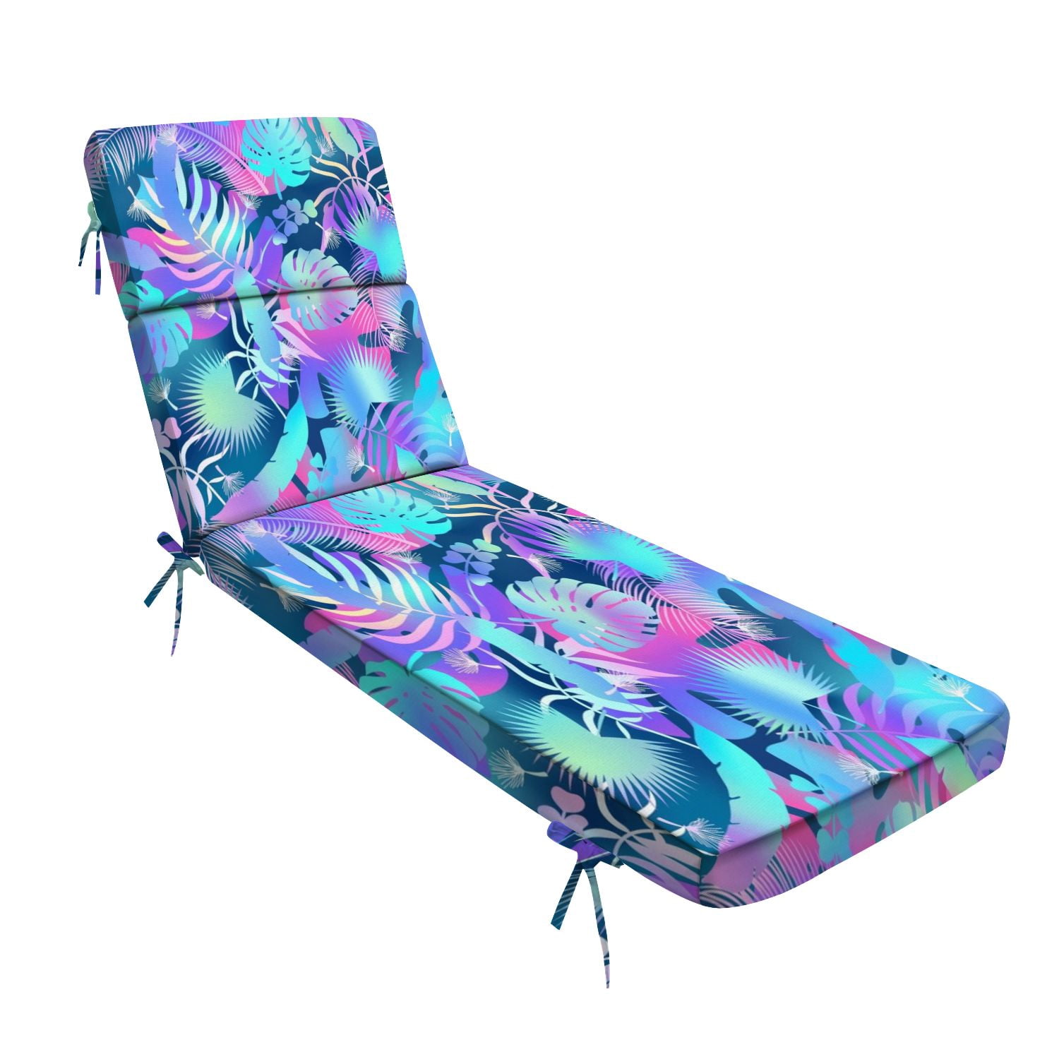Outdoor Indoor Lounge Patio Cushion Abstract palm leaves seamless ...