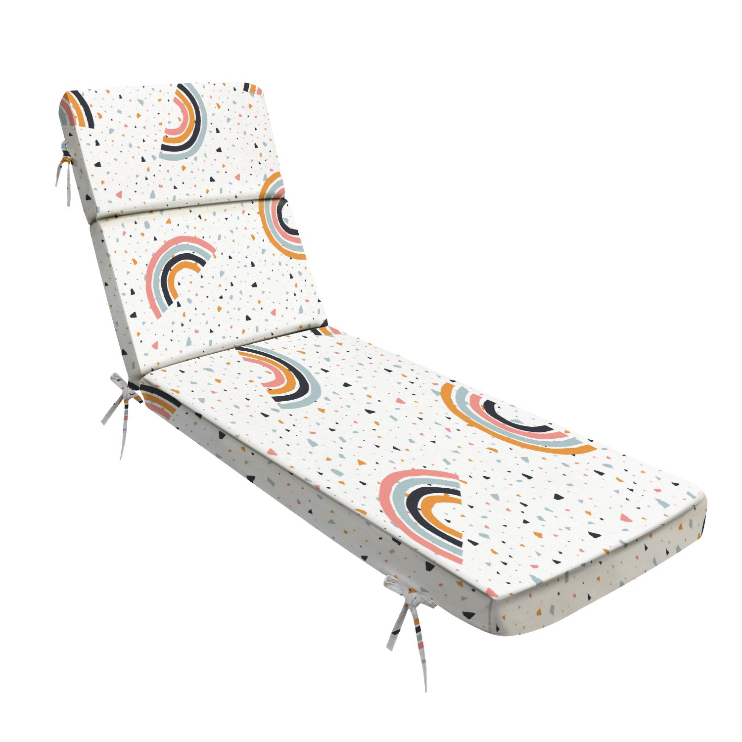 Outdoor Indoor Lounge Patio Cushion Abstract seamless pattern terrazzo ...