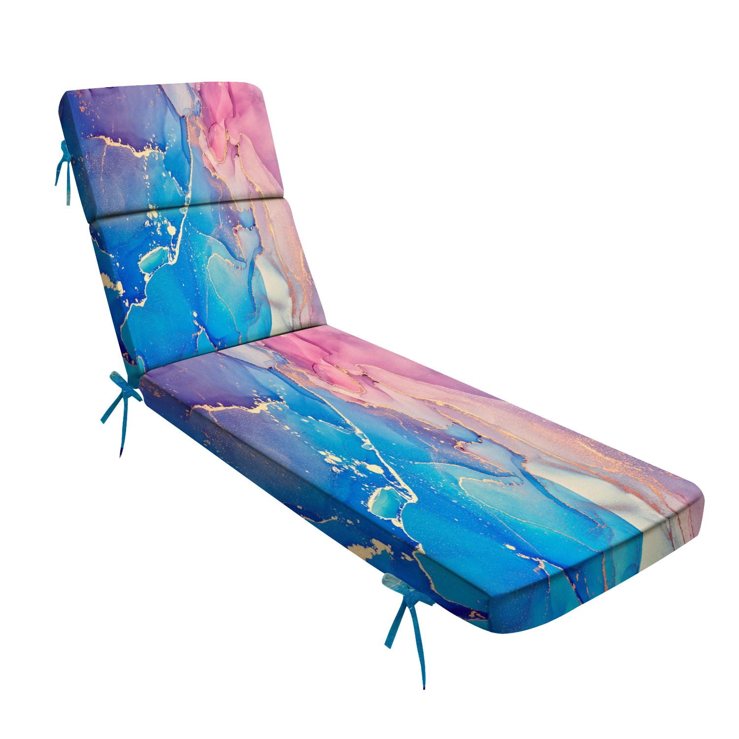 Outdoor Indoor Lounge Patio Cushion Alcohol ink colors translucent ...