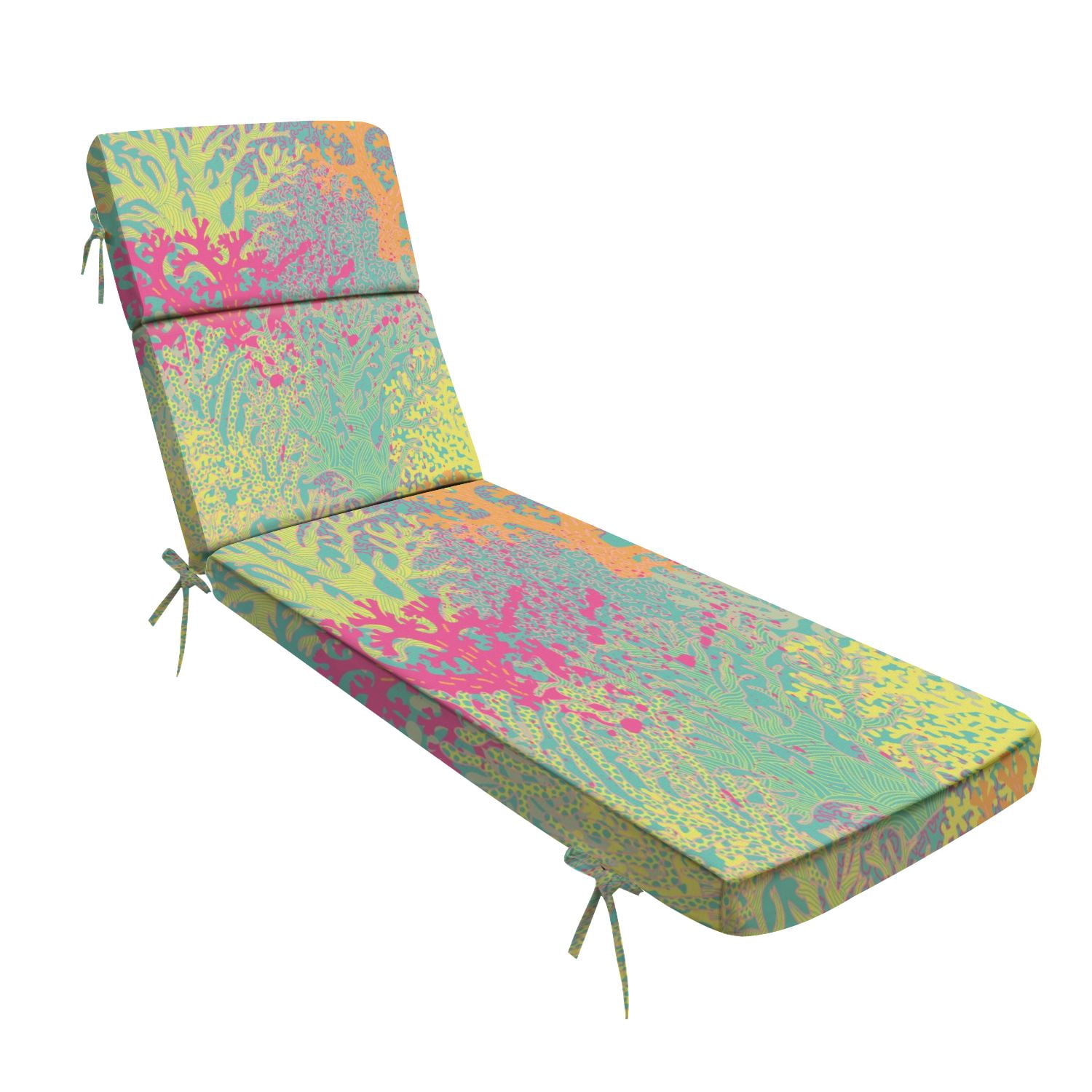Outdoor Indoor Lounge Patio Cushion Awesome underwater seamless pattern ...