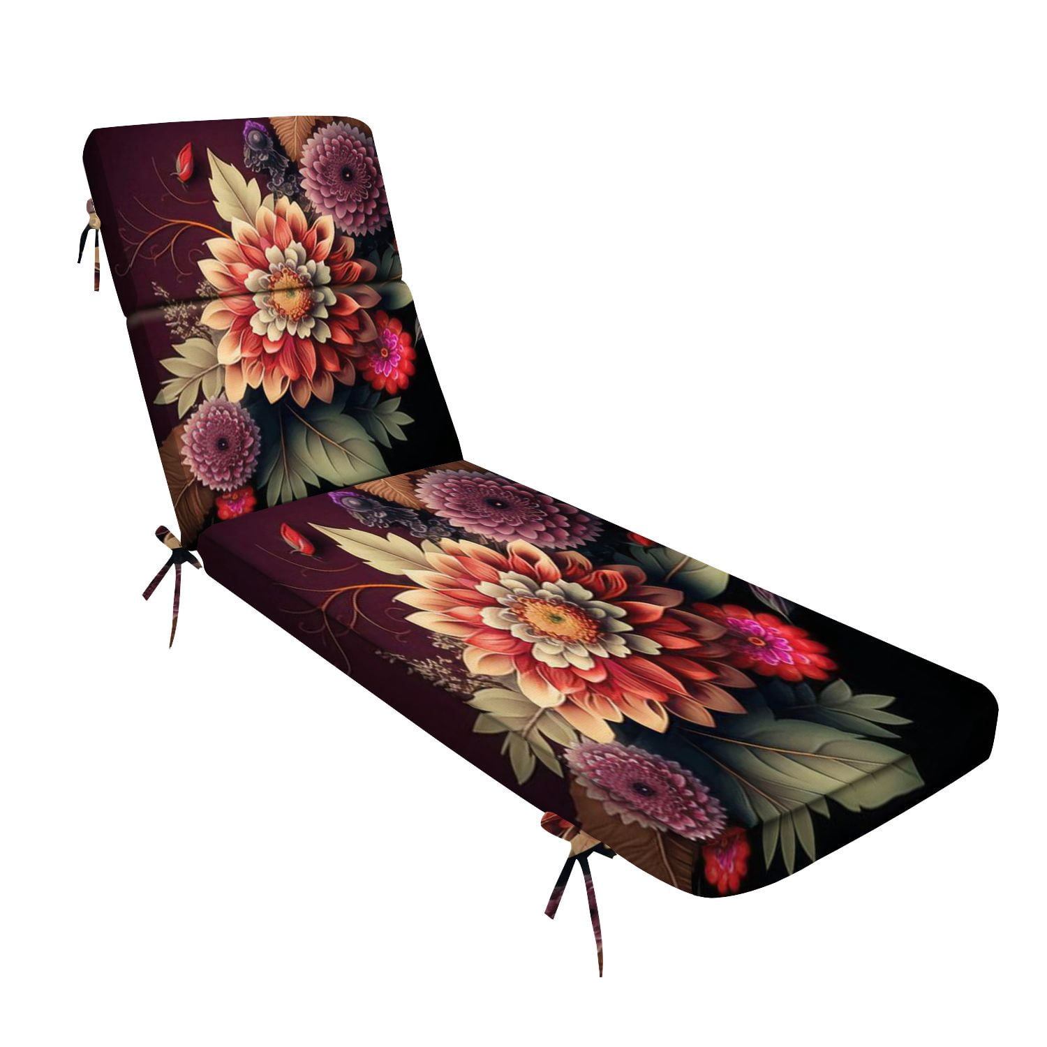 Outdoor Indoor Lounge Patio Cushion Beautiful Flower stylized beautiful ...
