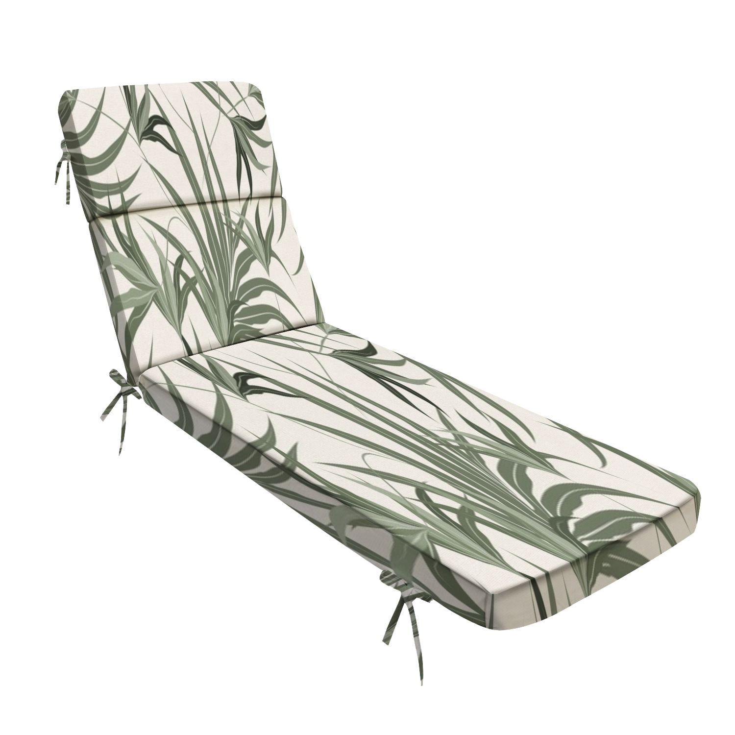 Outdoor Indoor Lounge Patio Cushion Botanical bamboo palm seamless ...