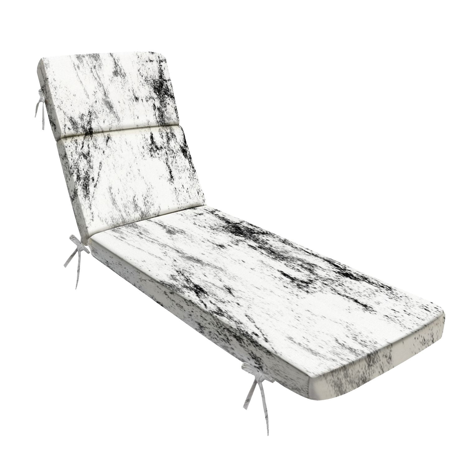 Outdoor Indoor Lounge Patio Cushion Distressed black white grunge ...