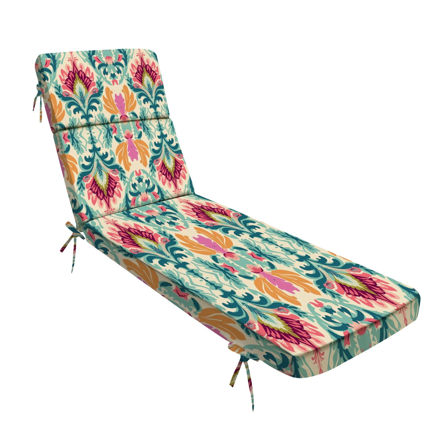 Outdoor Indoor Lounge Patio Cushion Ethnic Ikat tropical seamless ...