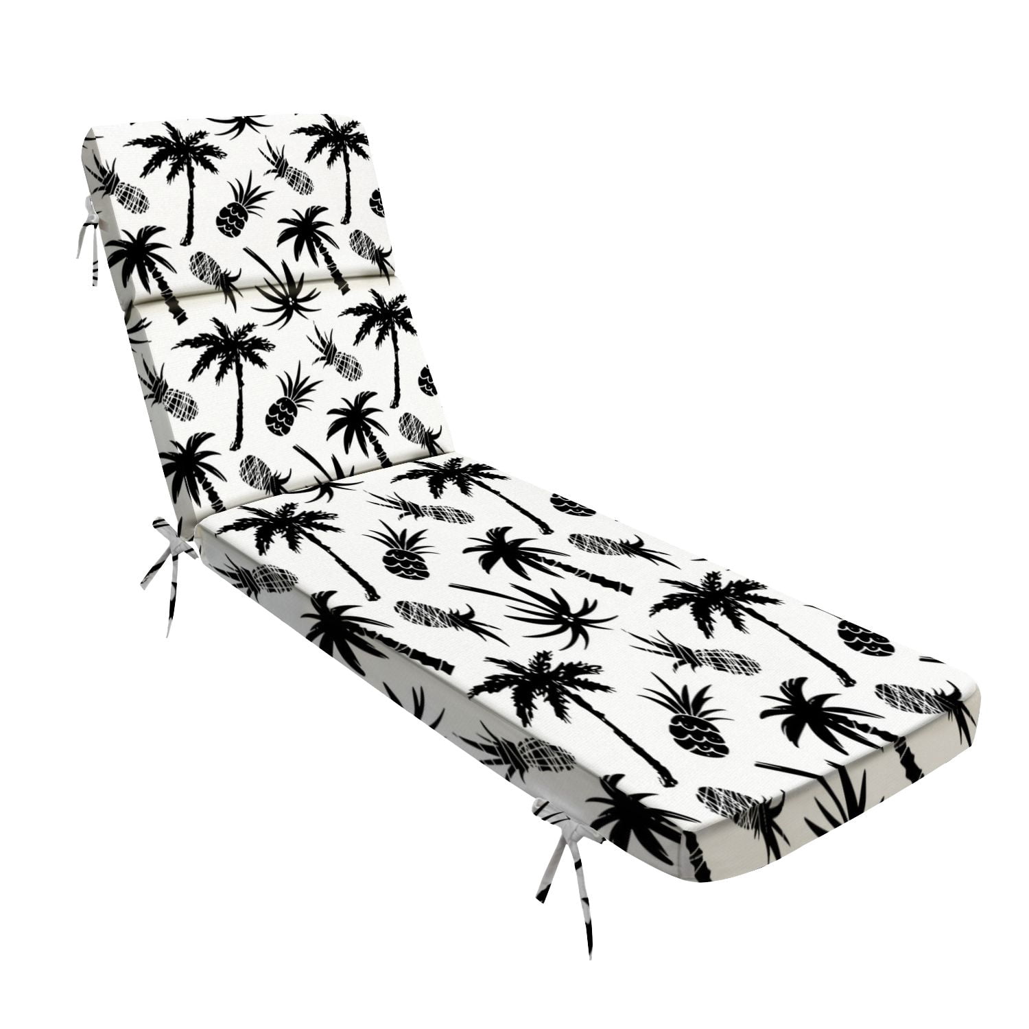 Outdoor Indoor Lounge Patio Cushion Exotic seamless pattern silhouettes ...