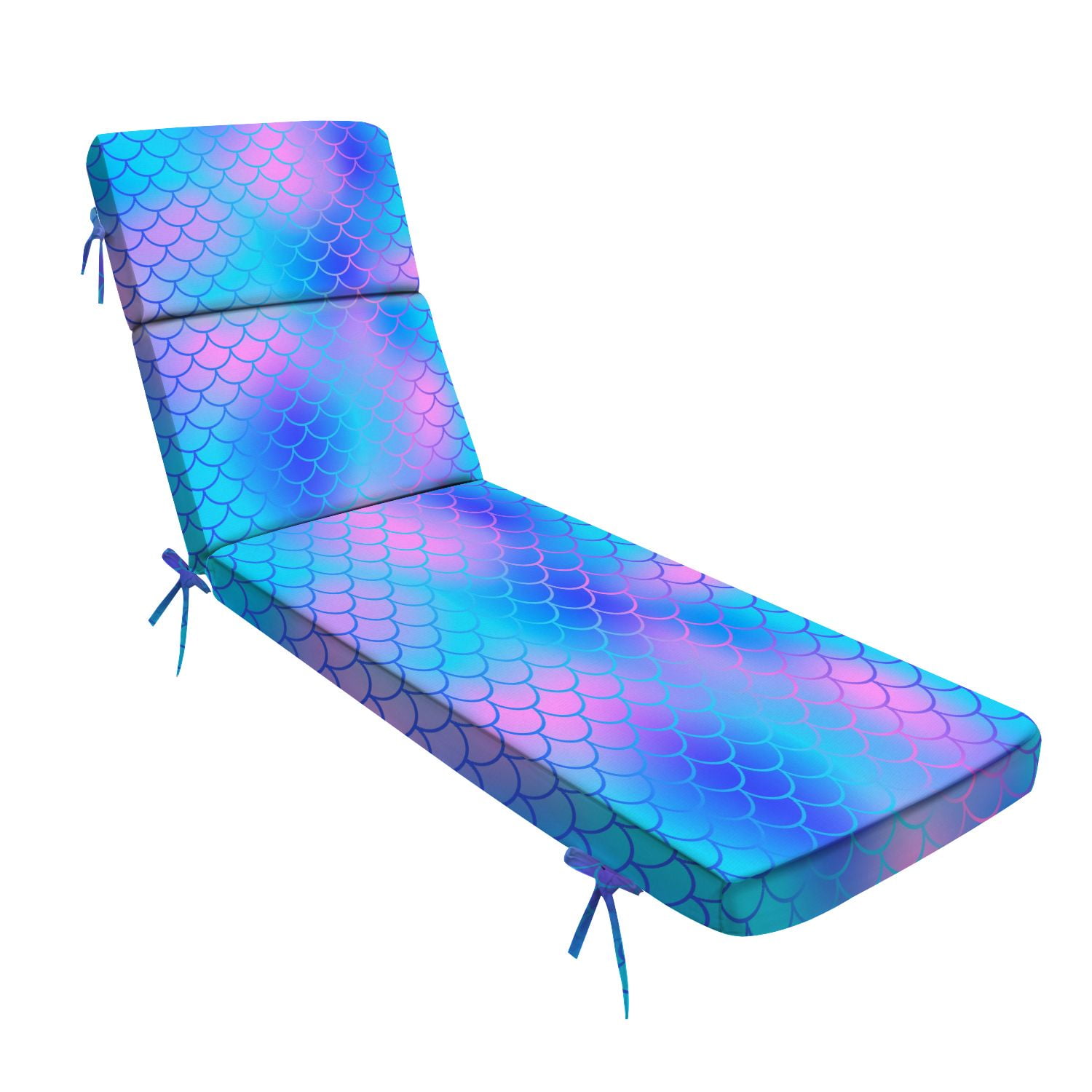 Outdoor Indoor Lounge Patio Cushion Fish scale texture pattern Magic ...