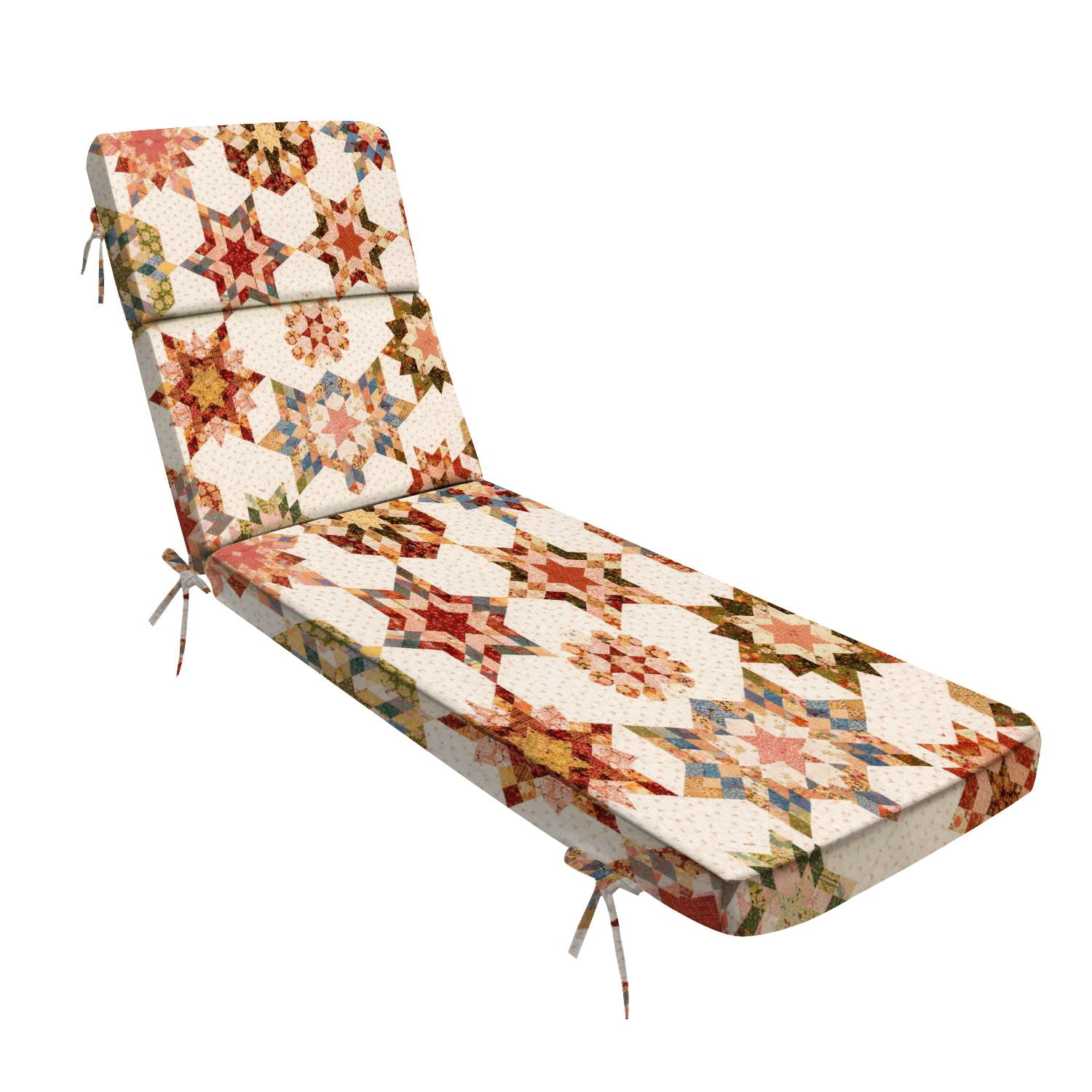 Outdoor Indoor Lounge Patio Cushion Geometric Patchwork Star Quilt ...