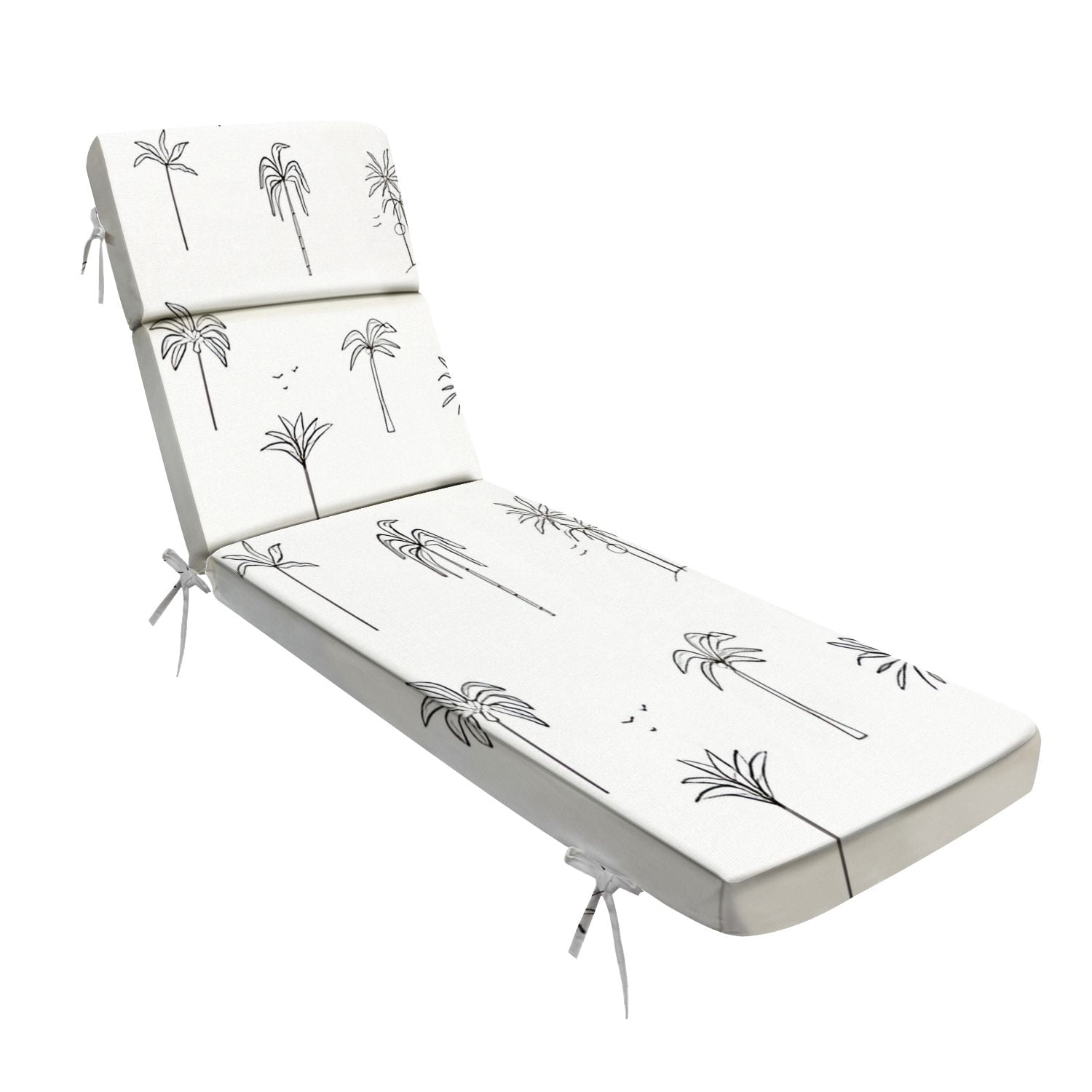 Outdoor Indoor Lounge Patio Cushion Hand drawn abstract simple ...