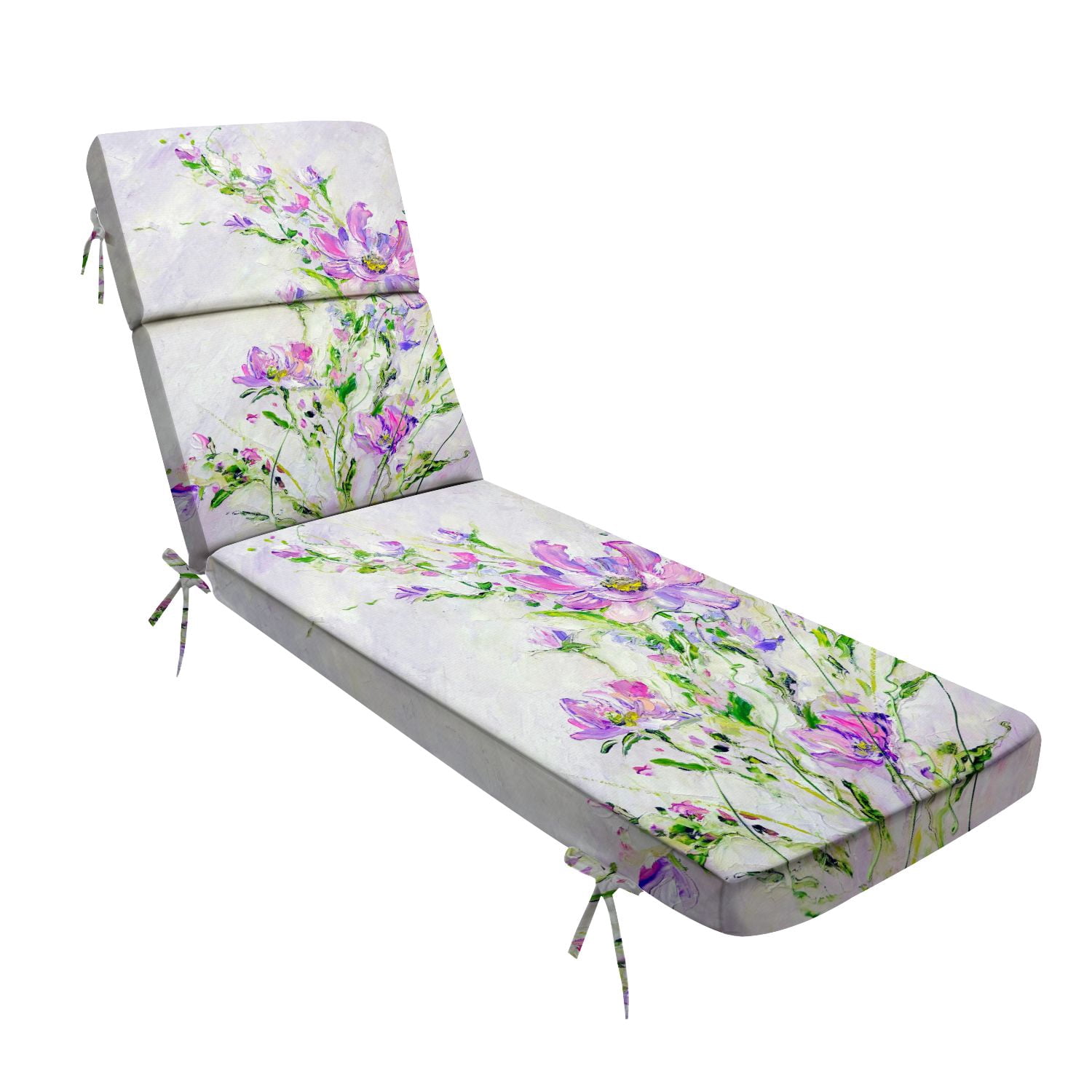 Outdoor Indoor Lounge Patio Cushion Hand painted modern style Pink ...