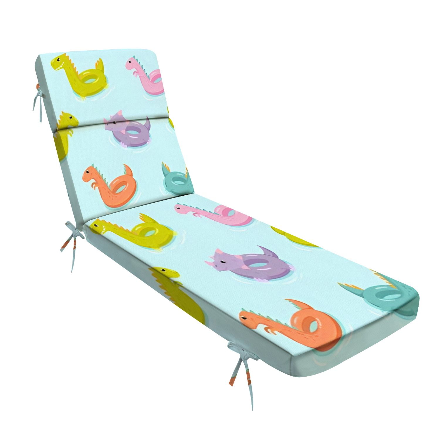 Outdoor Indoor Lounge Patio Cushion Inflatable dinosaur swimming pool ...