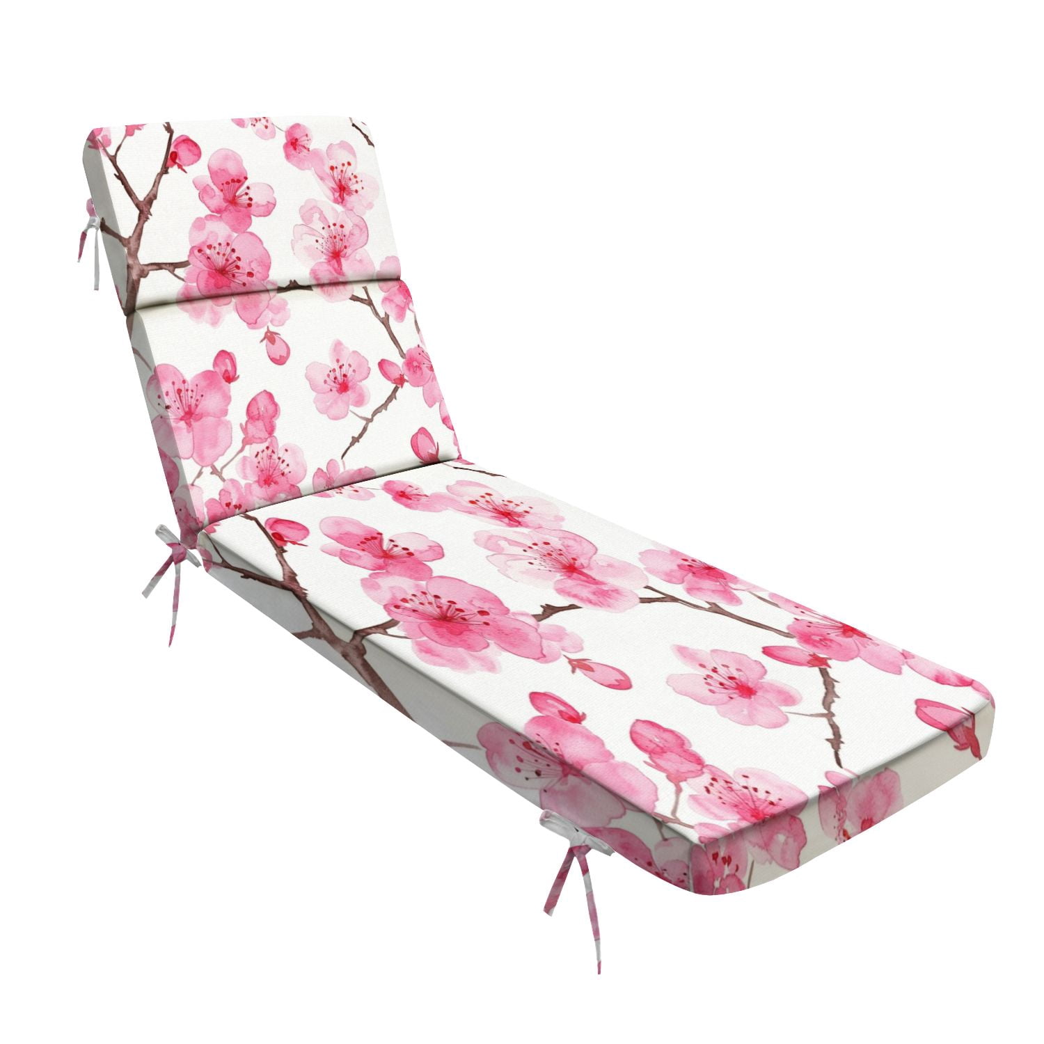 Outdoor Indoor Lounge Patio Cushion Japanese Cherry Blossoms Kimono ...