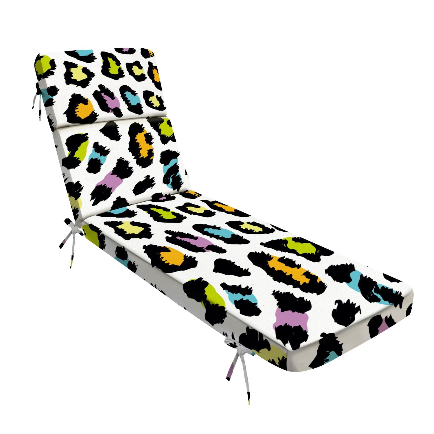 Outdoor Indoor Lounge Patio Cushion Leopard pattern funny drawing ...