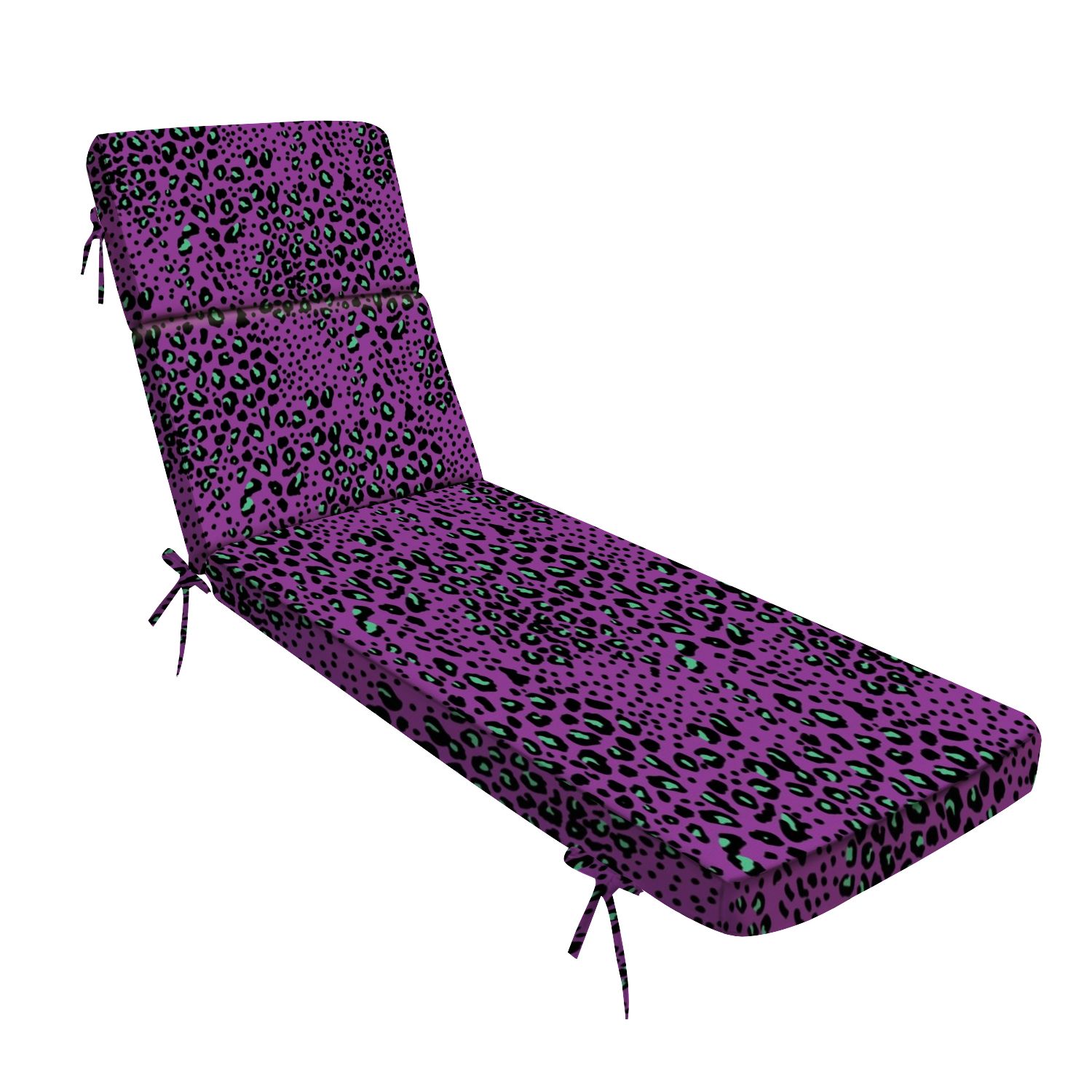 Outdoor Indoor Lounge Patio Cushion Leopard skin pattern animal leather ...