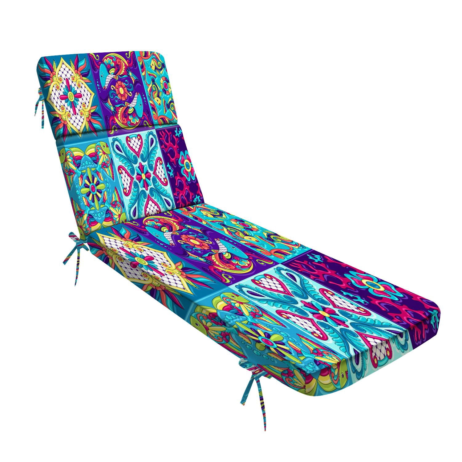 Outdoor Indoor Lounge Patio Cushion Mexican talavera ceramic tile ...