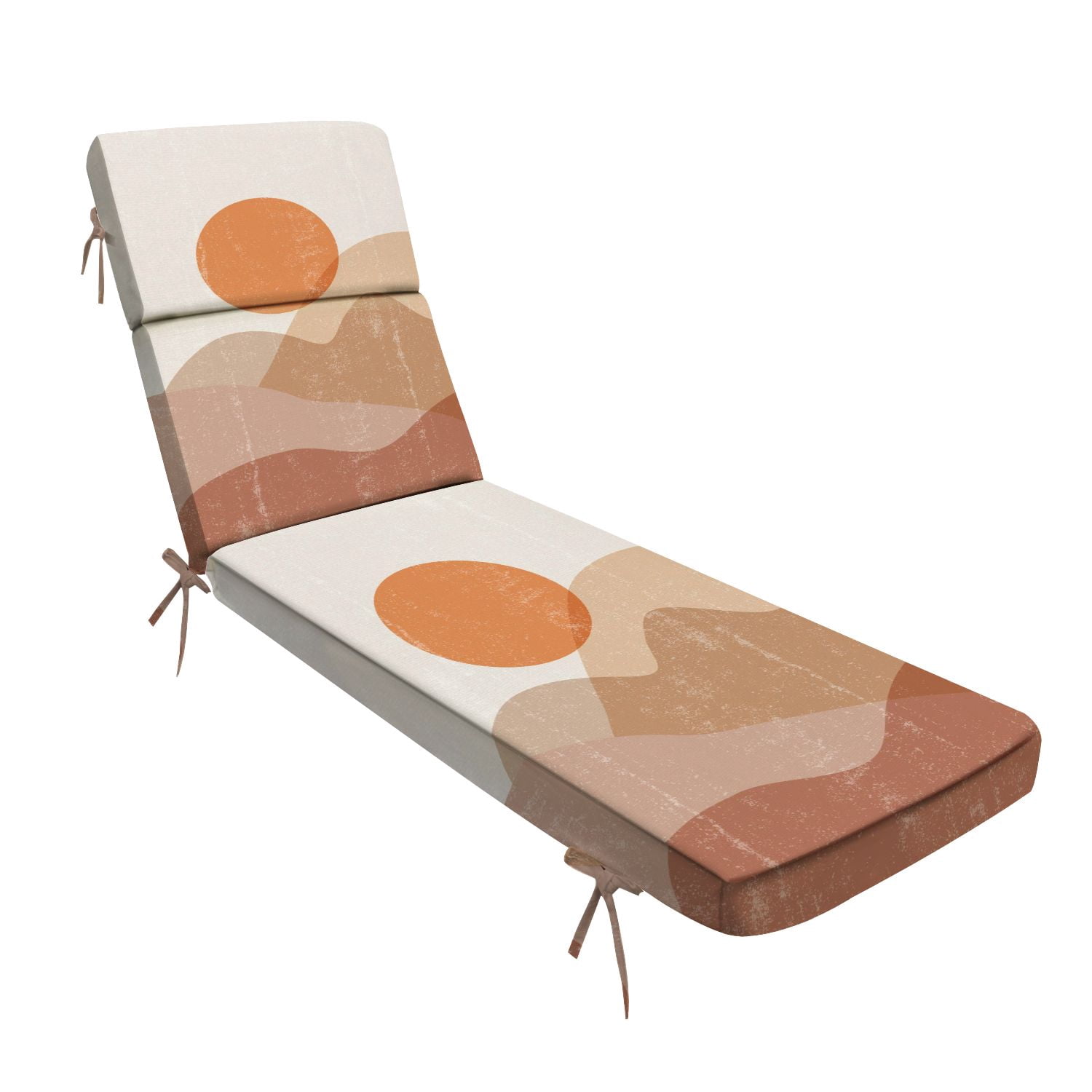 Outdoor Indoor Lounge Patio Cushion Mid century sunset print boho ...