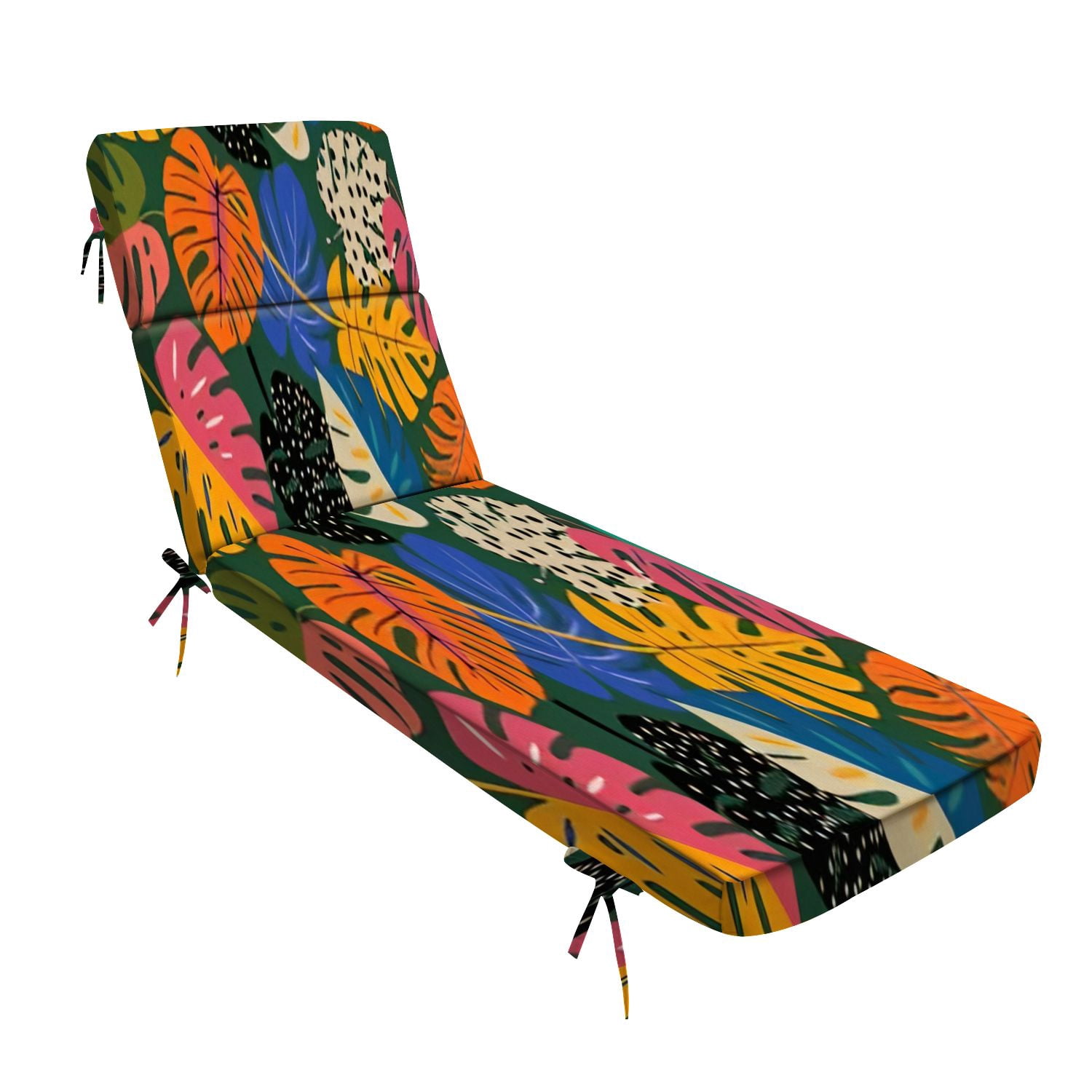 Outdoor Indoor Lounge Patio Cushion Monstera leaf seamless pattern hand ...