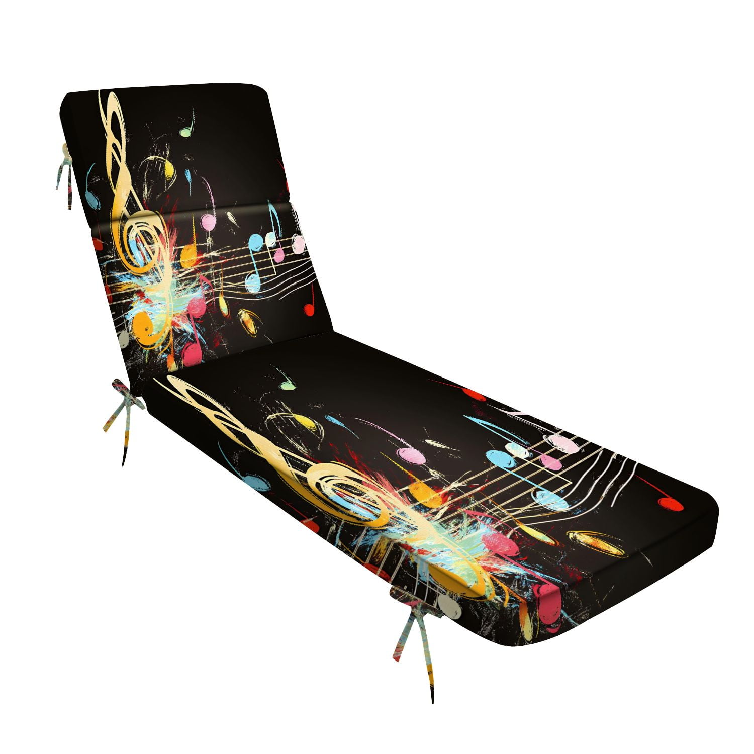 Outdoor Indoor Lounge Patio Cushion Music Modern Musical Note Beautiful ...