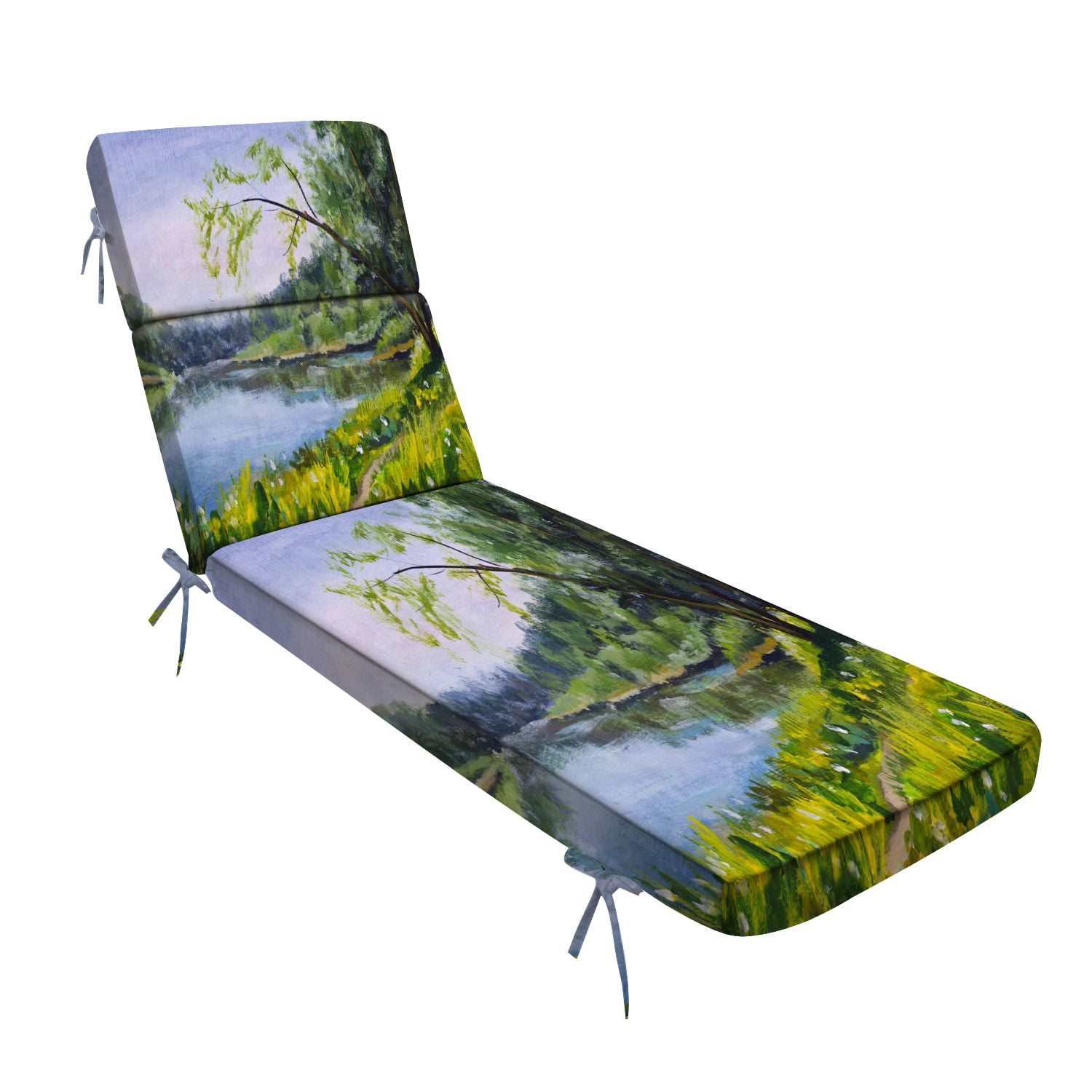 Outdoor Indoor Lounge Patio Cushion Oil Painting summer landscape sunny ...