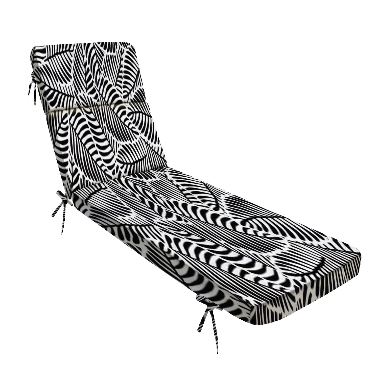 Outdoor Indoor Lounge Patio Cushion Palm leaves seamless pattern ...