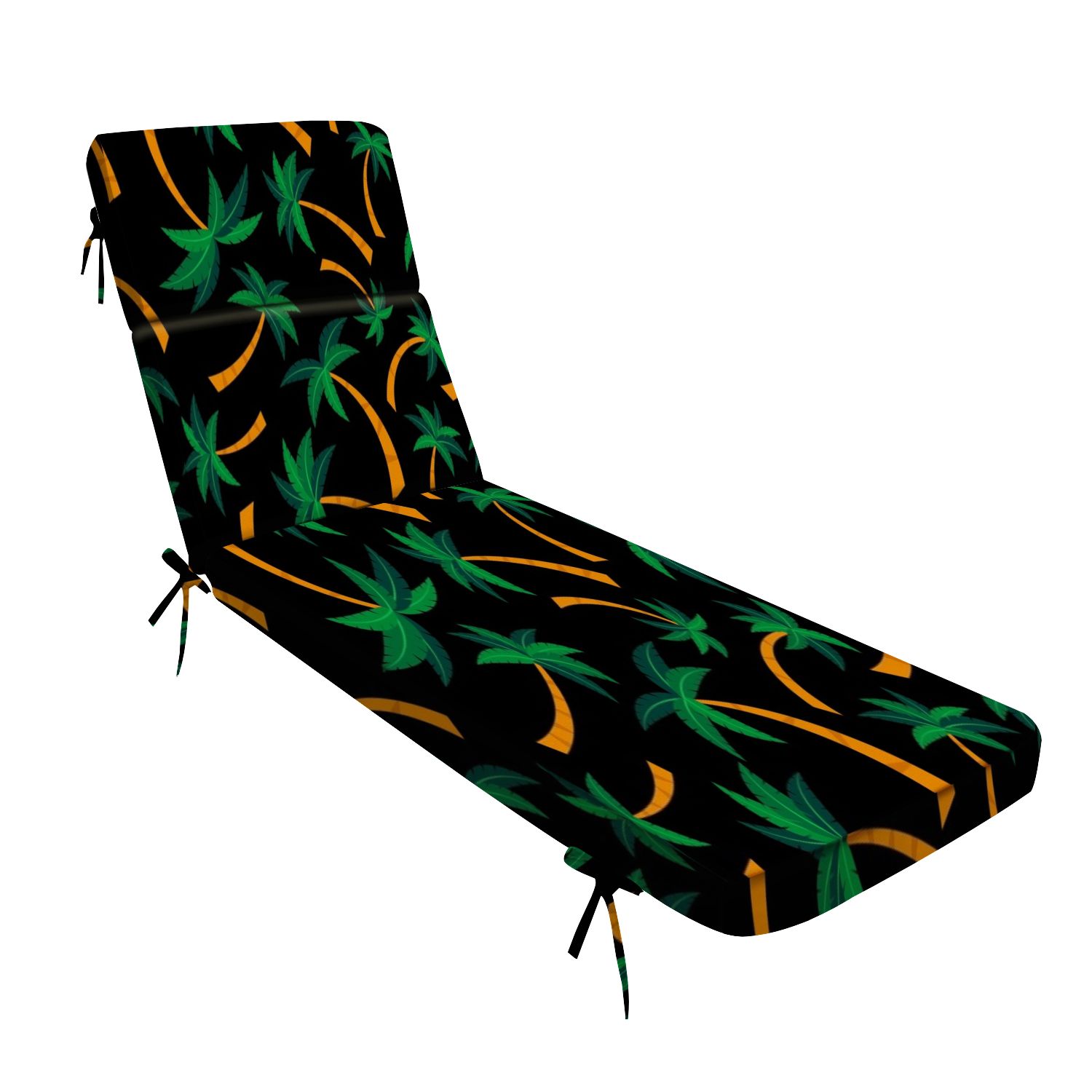 Outdoor Indoor Lounge Patio Cushion Palm trees seamless pattern Summer ...