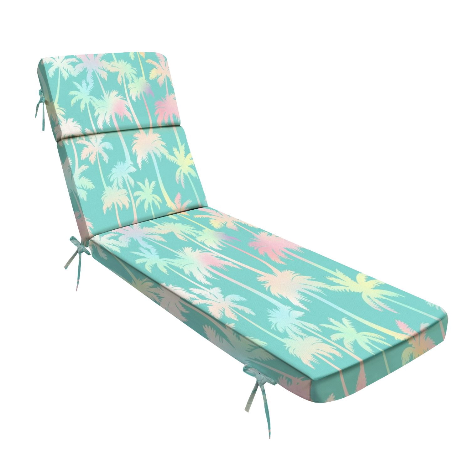 Outdoor Indoor Lounge Patio Cushion Palm trees seamless pattern ...