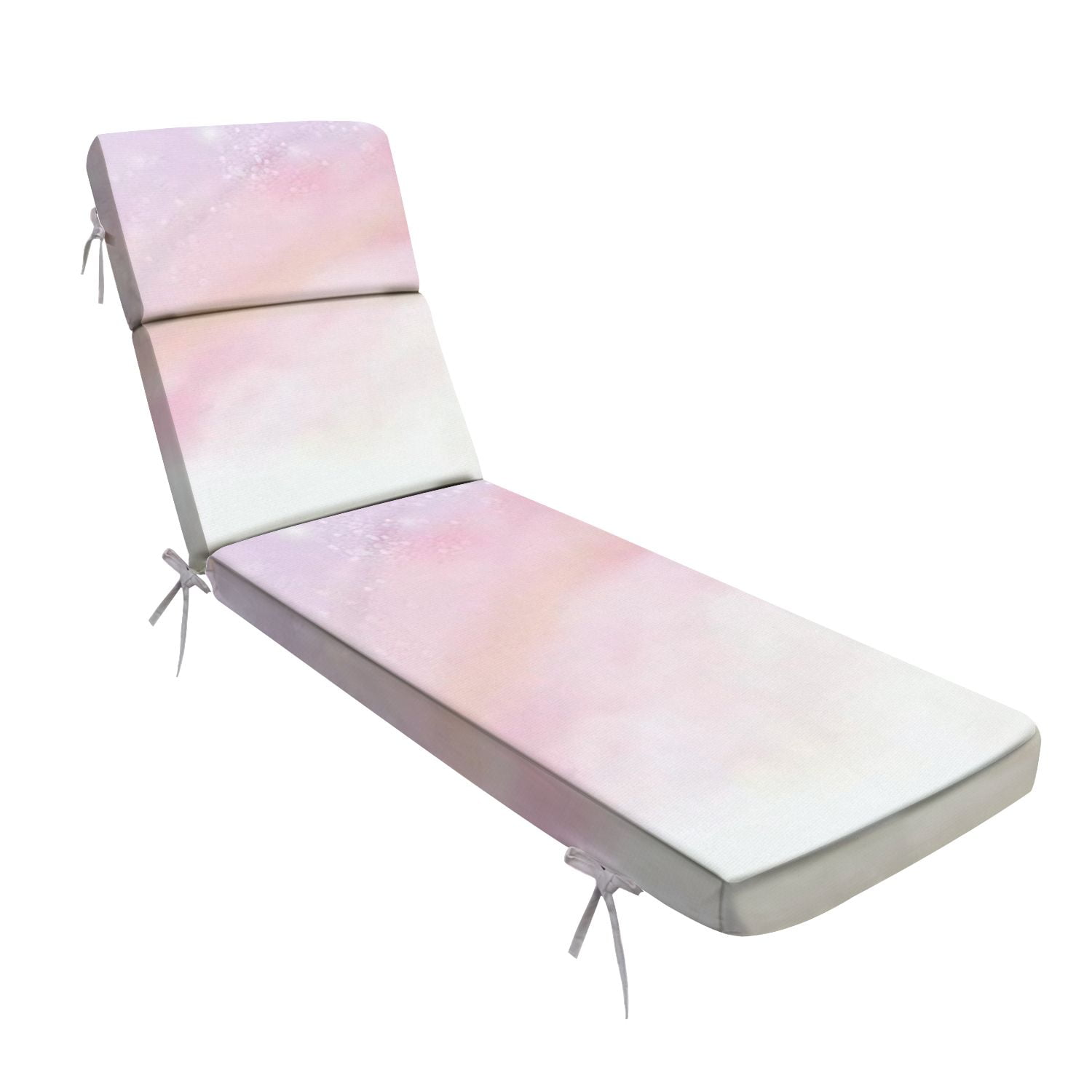 Outdoor Indoor Lounge Patio Cushion Pink watercolor cotton cloud Pastel ...