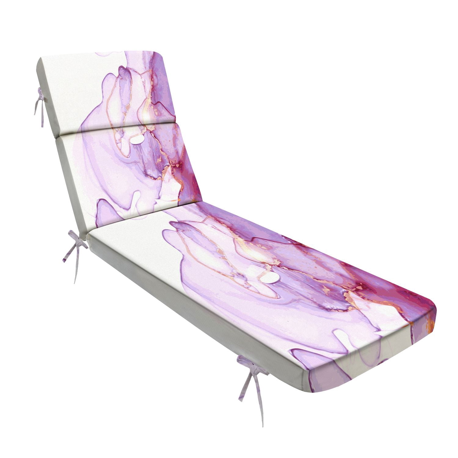 Outdoor Indoor Lounge Patio Cushion Purple white gold stone marble ...