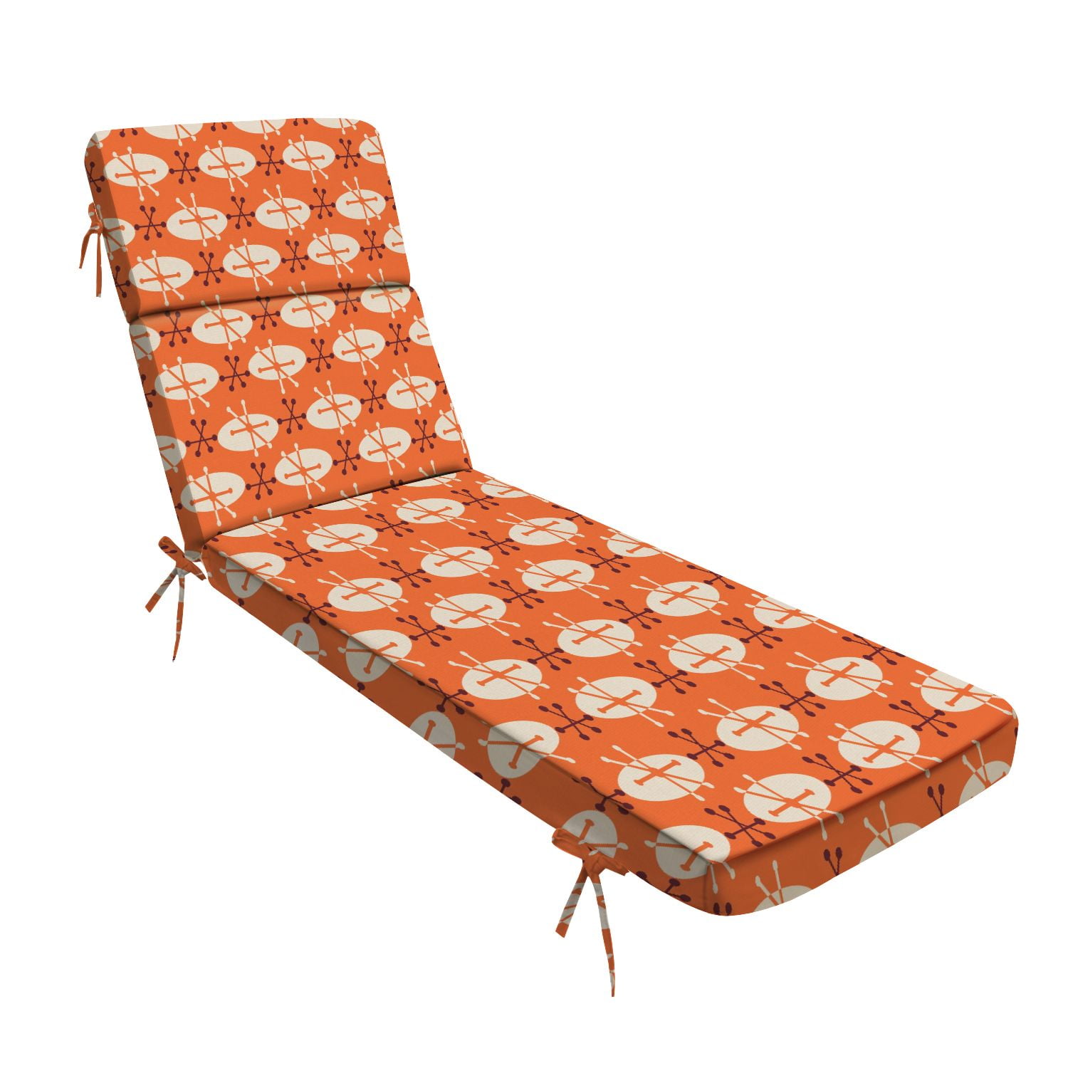 Outdoor Indoor Lounge Patio Cushion Retro abstract oval star burst ...