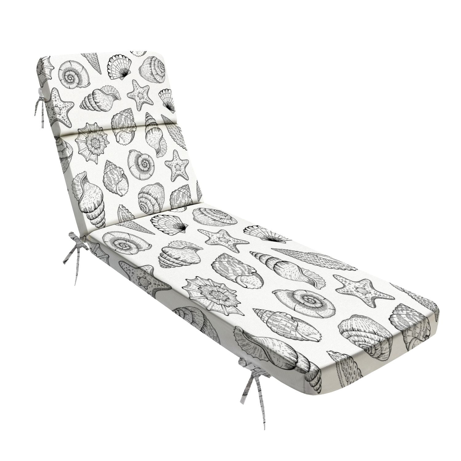 Outdoor Indoor Lounge Patio Cushion Sea Shell Seashell seamless Ocean ...