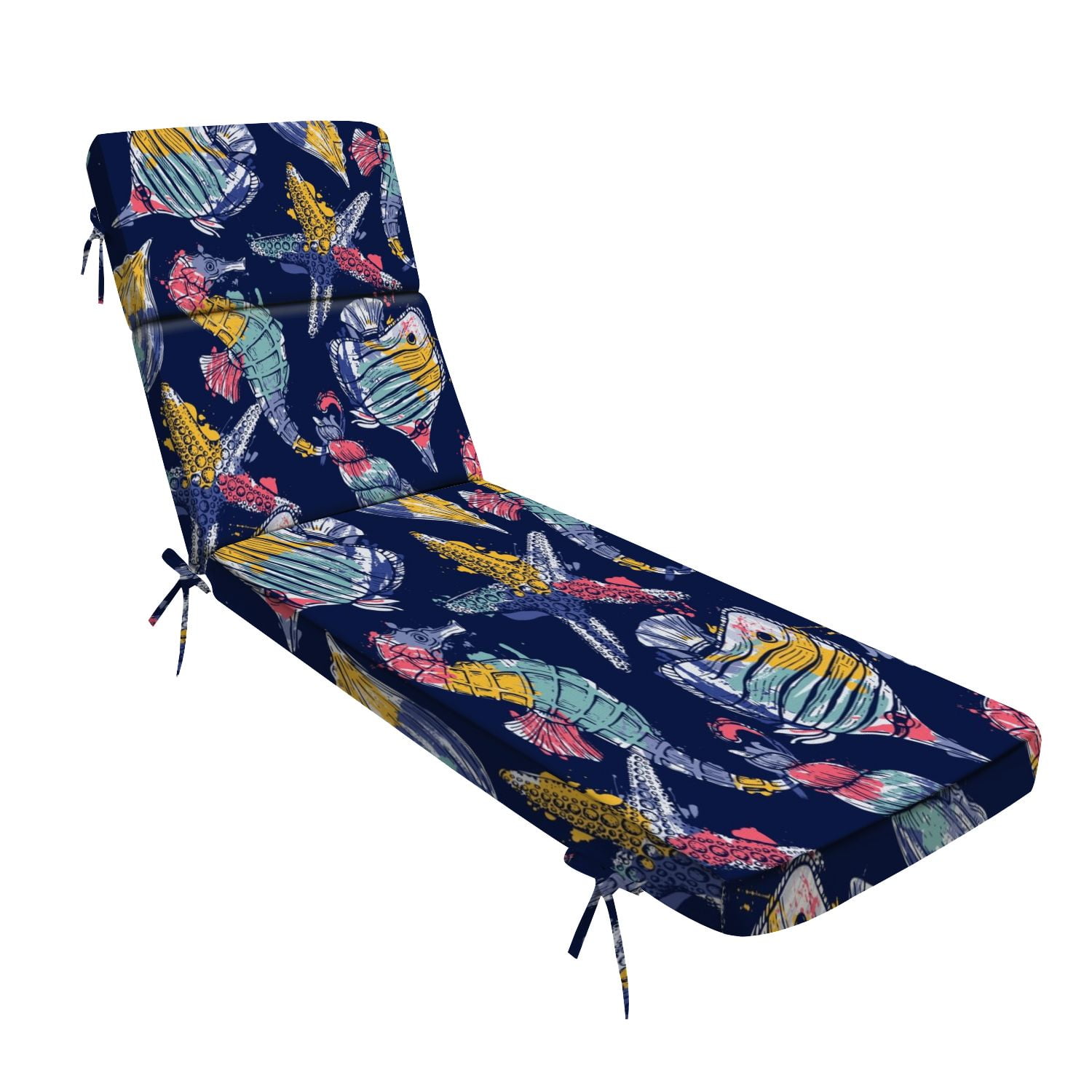 Outdoor Indoor Lounge Patio Cushion Sea style seamless Underwater ...