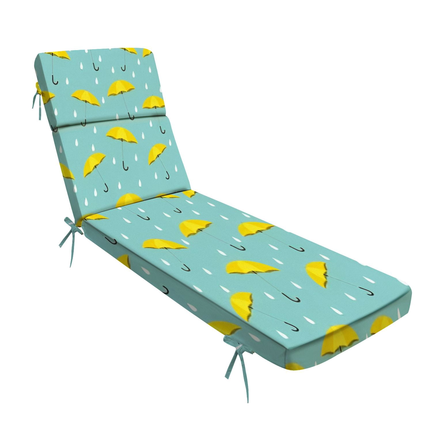 Outdoor Indoor Lounge Patio Cushion Seamless drops raining blue Water ...