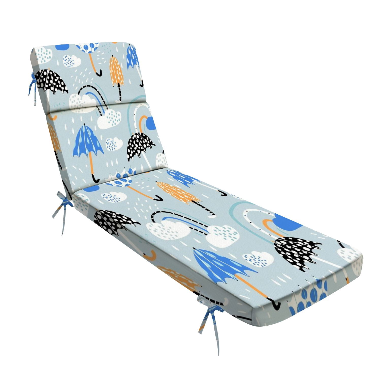 Outdoor Indoor Lounge Patio Cushion Seamless hand drawn umbrellas ...