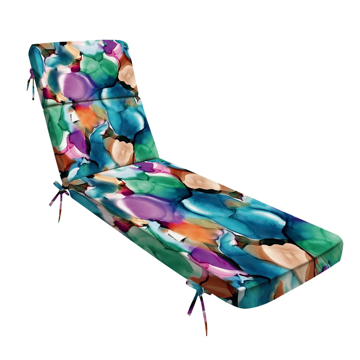 Outdoor Indoor Lounge Patio Cushion Seamless marble pattern watercolor ...