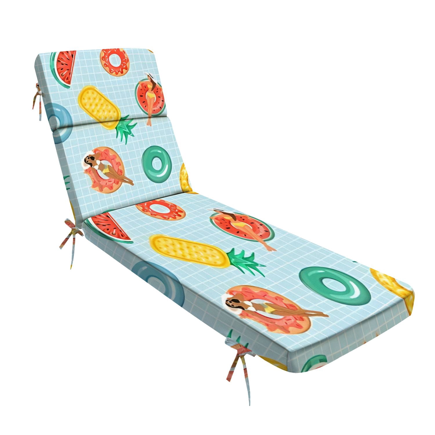 Outdoor Indoor Lounge Patio Cushion Seamless pattern inflatable ...